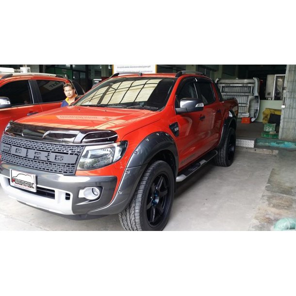 FORD RANGER FENDER FLARES 9INCH FROM 2016 ON - ACCESSORIES - Fibertek ...